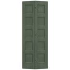 JELD-WEN 36 in. x 80 in. Conmore Black Cherry Stain Smooth Hollow Core ...