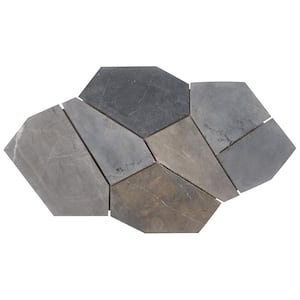 Ivy Hill Tile Countryside Organica Java Gray 4 in. x 0.39 in. Honed ...