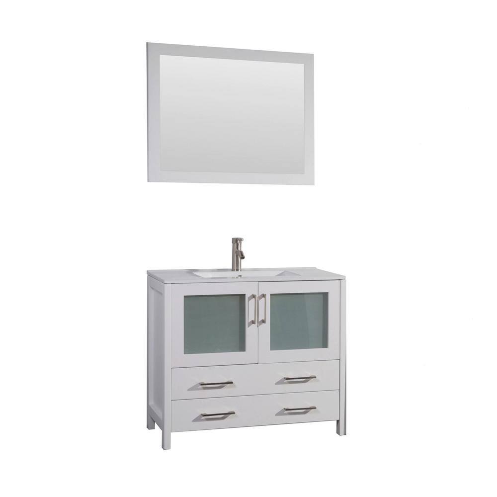 Vanity Art Brescia 36 in. W x 18 in. D x 36 in. H Bathroom Vanity in ...