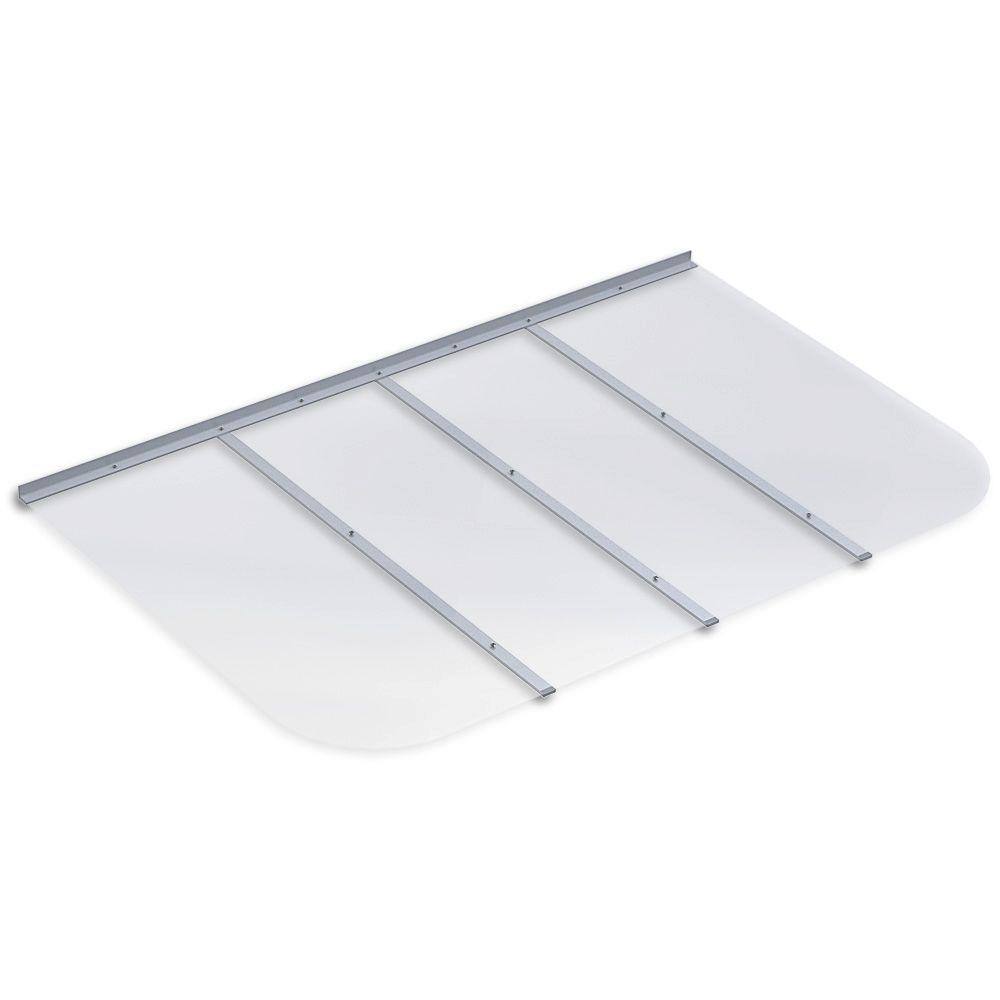 Ultra Protect 61 in. x 38 in. Rectangular Clear Polycarbonate Window ...