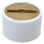 EZ-FLO 3 in. x 4 in. PVC Clean-Out with Brass Plug 15336 - The Home Depot