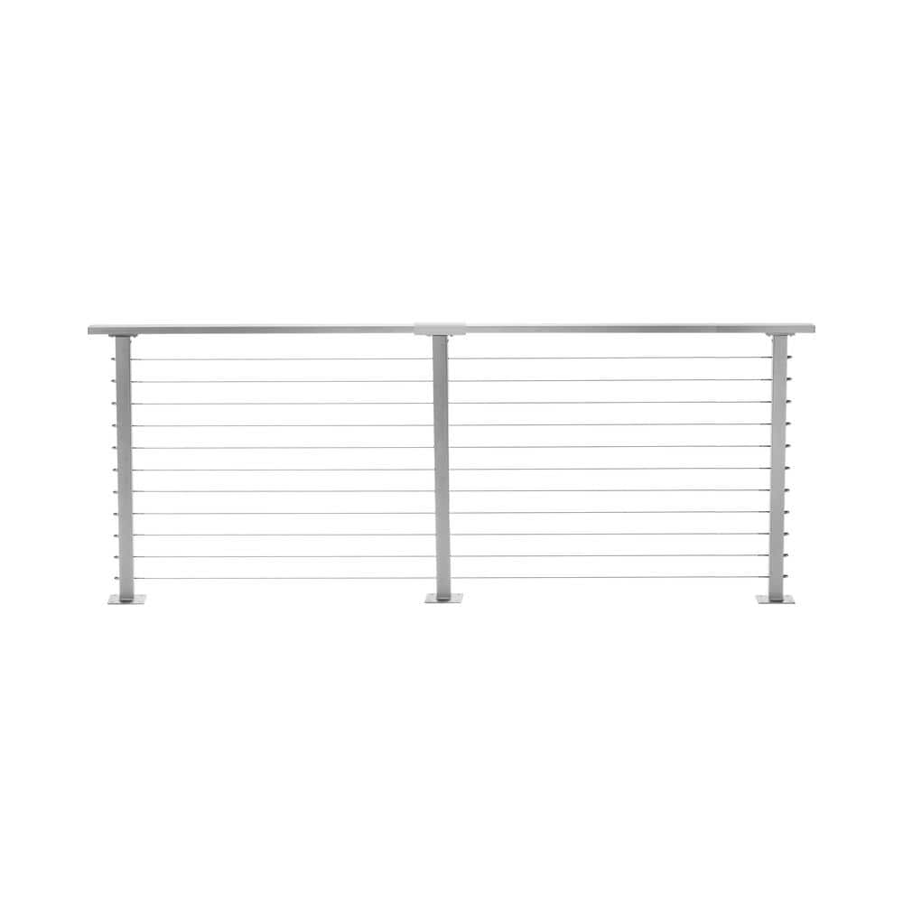 CityPost 12 ft. Deck Cable Railing, Grey CP-12-G-D - The Home Depot