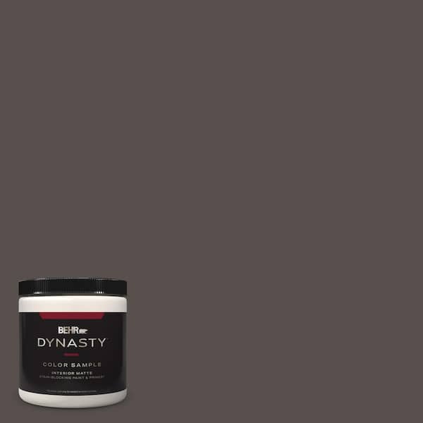 BEHR DYNASTY 8 oz. #ECC-41-2 Willow Wood Matte Stain-Blocking Interior ...