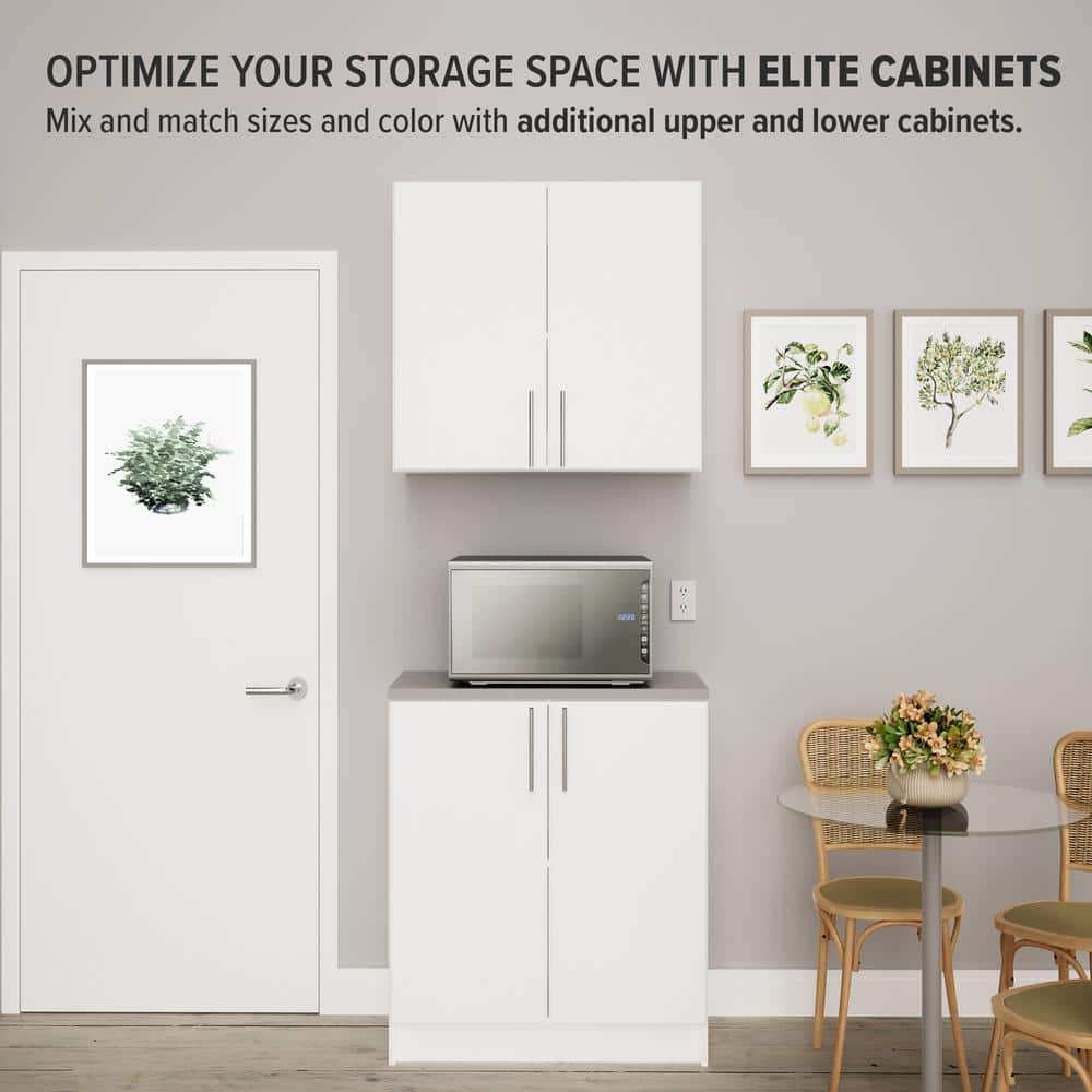 Prepac elite 32 storage cabinet white store