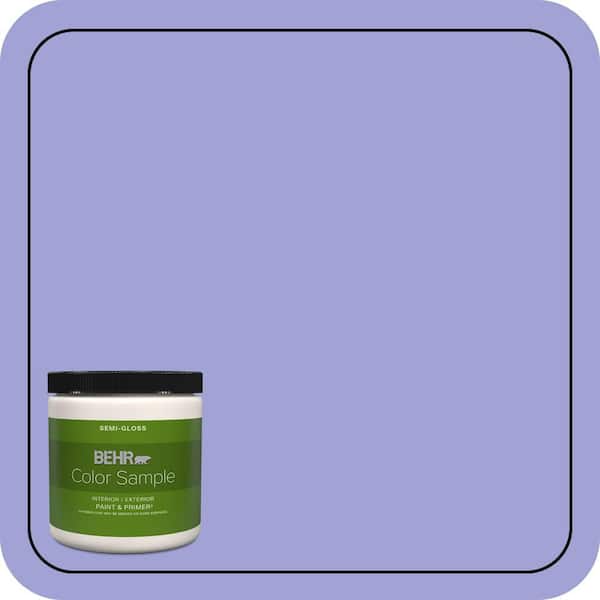 BEHR PREMIUM PLUS 8 oz. #P550-4 Water Hyacinth Semi-Gloss Interior ...