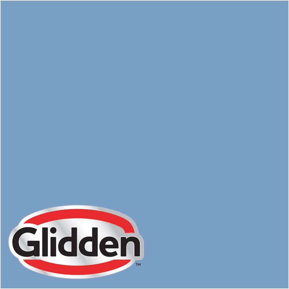 Glidden Premium 5 gal. #HDGV15D Periwinkle Blue Flat Interior Paint ...