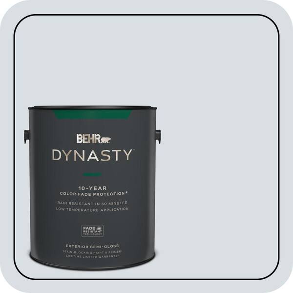 BEHR DYNASTY 1 gal. #MQ3-26 Mainsail Semi-Gloss Exterior Stain-Blocking ...