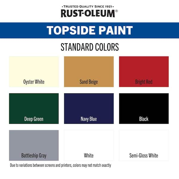 Rustoleum Marine Paint Color Chart 11 Oz Rust Oleum Brands 249131 Oil
