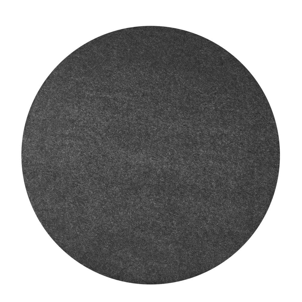 VEVOR Hot Tub Mat 80 in. x 80 in. Round Extra-Large Inflatable Tub Pad ...