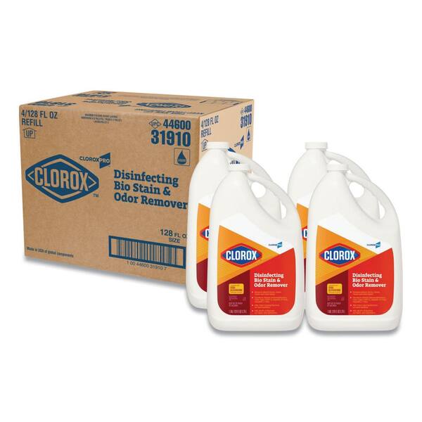 Clorox 128 oz. Fragranced Disinfecting Bio Stain and Odor Remover ...