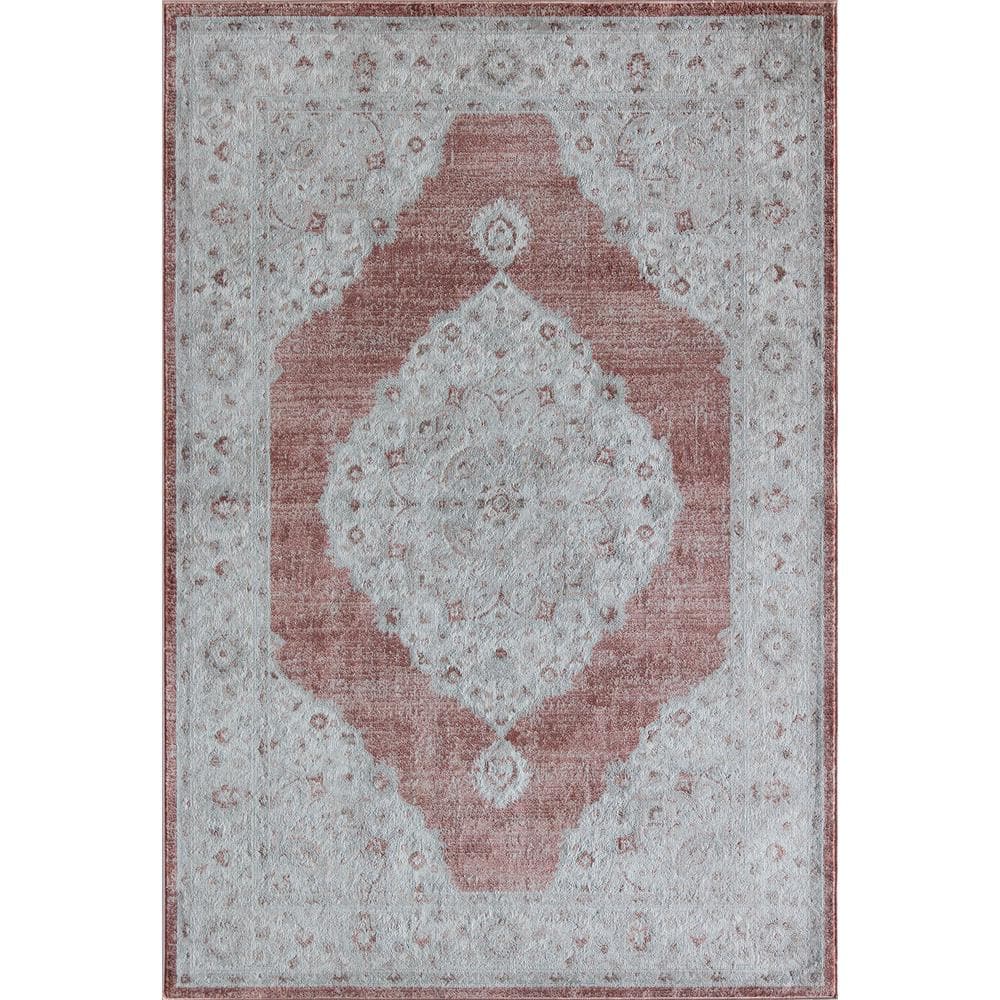 Rugs America Samina Coral Bells White Area Rug - 2 X 4 RA31025 - The ...