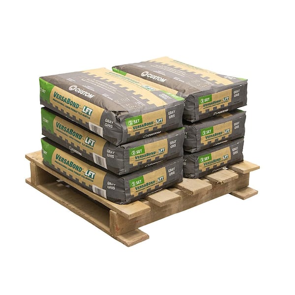 Custom Building Products VersaBond Gray 50 lbs. Fortified Thinset ...