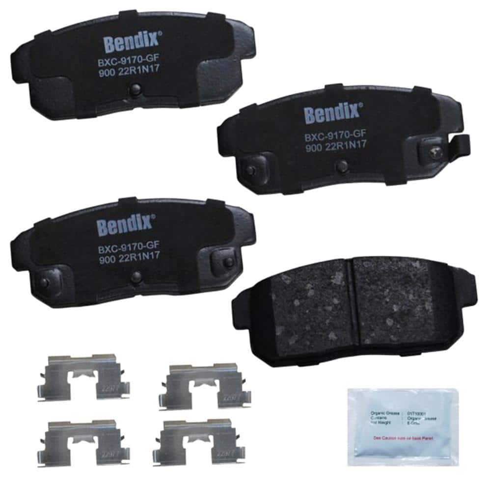 Bendix Premium Copper Free Ceramic BPR Disc Brake Pad - Rear CFC900 ...
