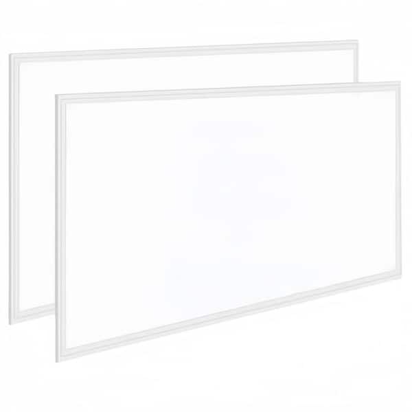KOAOEIRS 2 ft. x 4 ft. 175-Watt Equivalent Integrated LED White Troffer ...