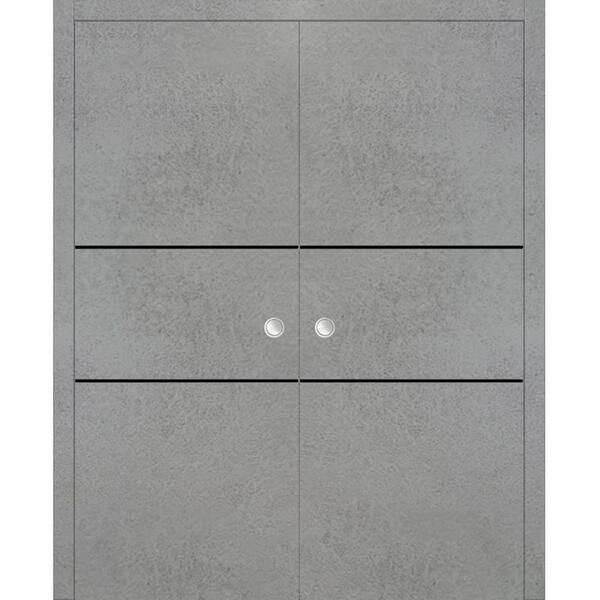 Sartodoors 2166 64 in. x 80 in. 1 Panel White Finished Pine Wood ...