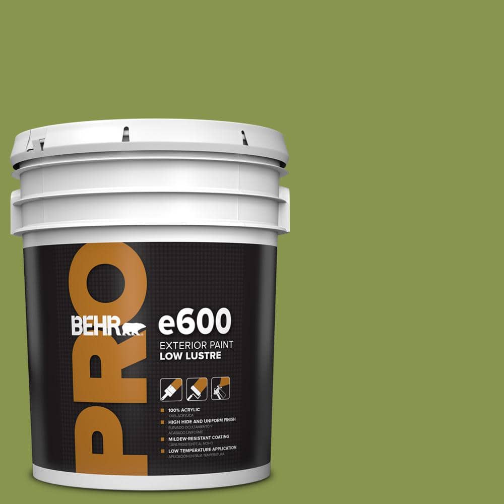 BEHR PRO 5 gal. #410D-5 Scotland Isle Low Luster Exterior Paint PR62305 ...