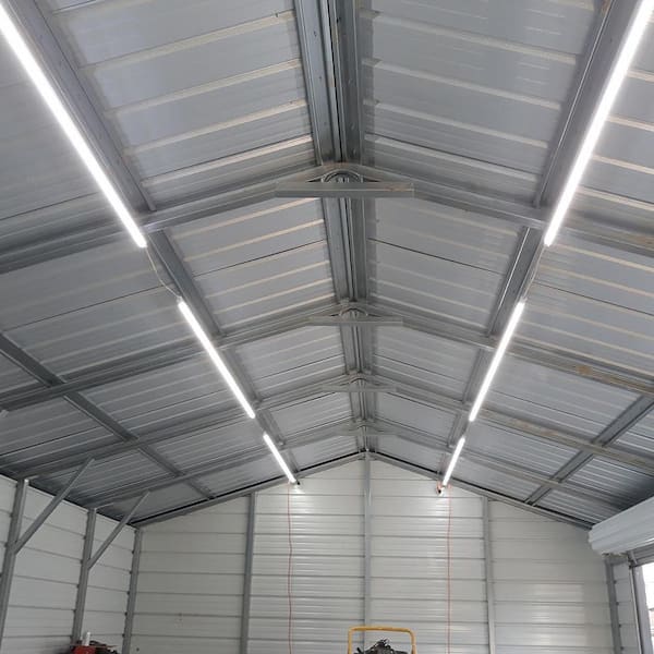 VEVOR LED Ceiling Light 8 ft. 80-Watt Equivalent Integrated LED Light ...