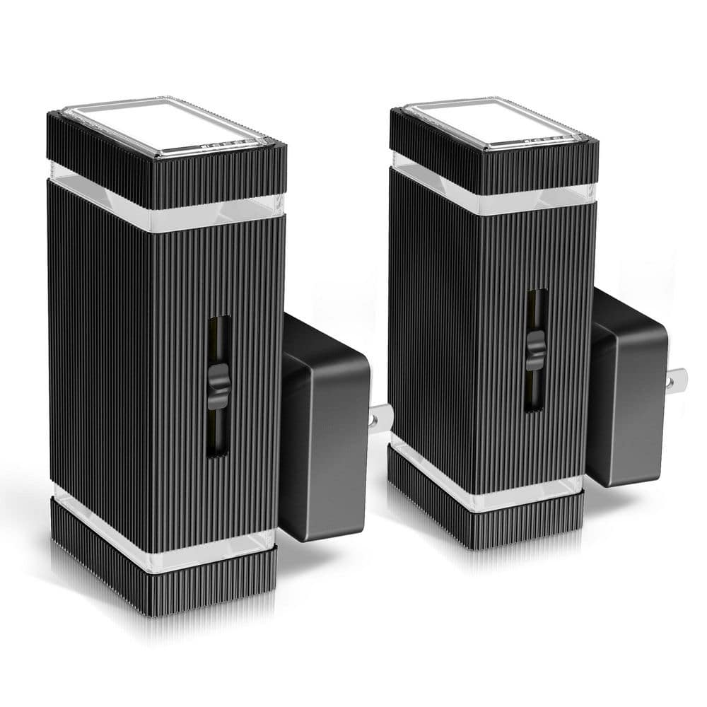 Emeritpro 6-Pack Plug-in Light Control Night Light White Frosted Square ...