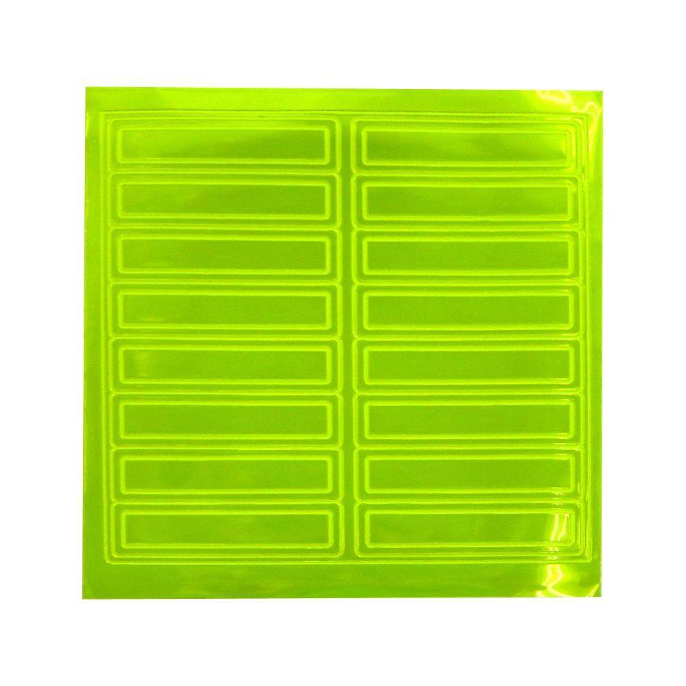 Safety Flag Reflective Pressure Sensitive Strips 6802LY - The Home Depot