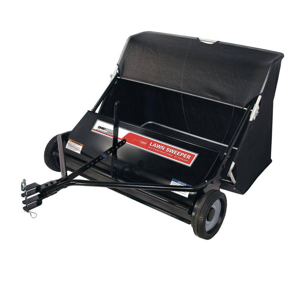 Ohio Steel Professional Grade 42 in. 18 cu. ft. Lawn Sweeper 42LS