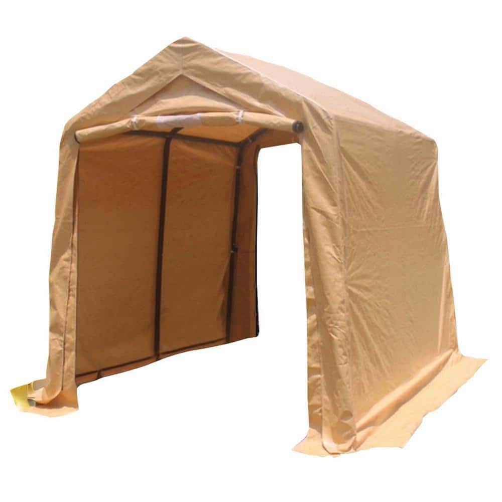 Sudzendf 7 ft. x 12 ft. Sand Outdoor Gazebo Party Tent, Carport Canopy ...