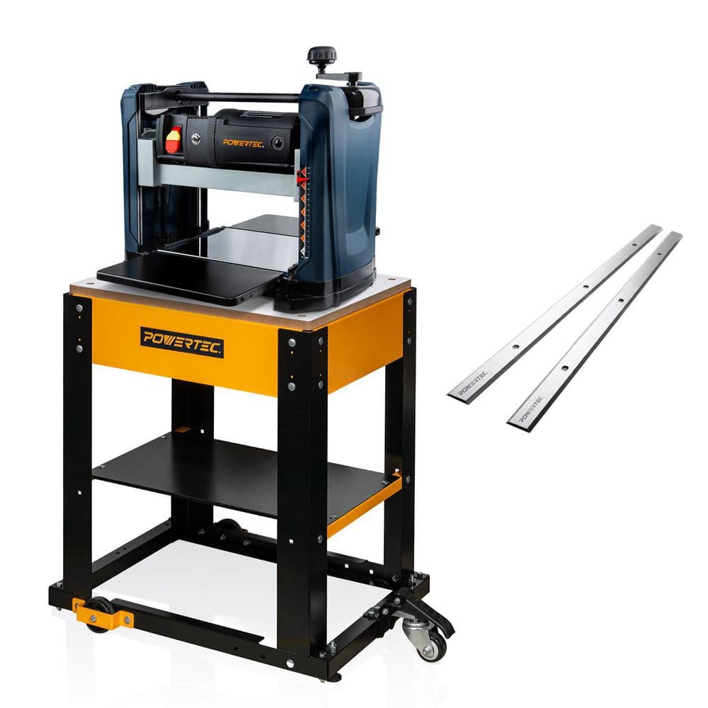 ‎POWERTEC 15 Amp 12-1/2 in. Benchtop Thickness Planer w/ Multi-Purpose ...
