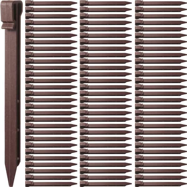 OGETFUUR 10 in. Plastic Ground Stakes, Landscape Edging Stakes ...