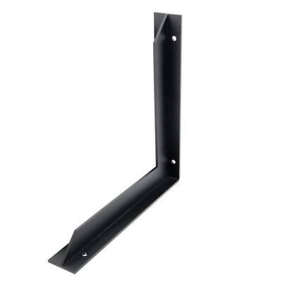 Hampton Bay Triton 20 in. Black Steel Heavy Duty Countertop Support ...