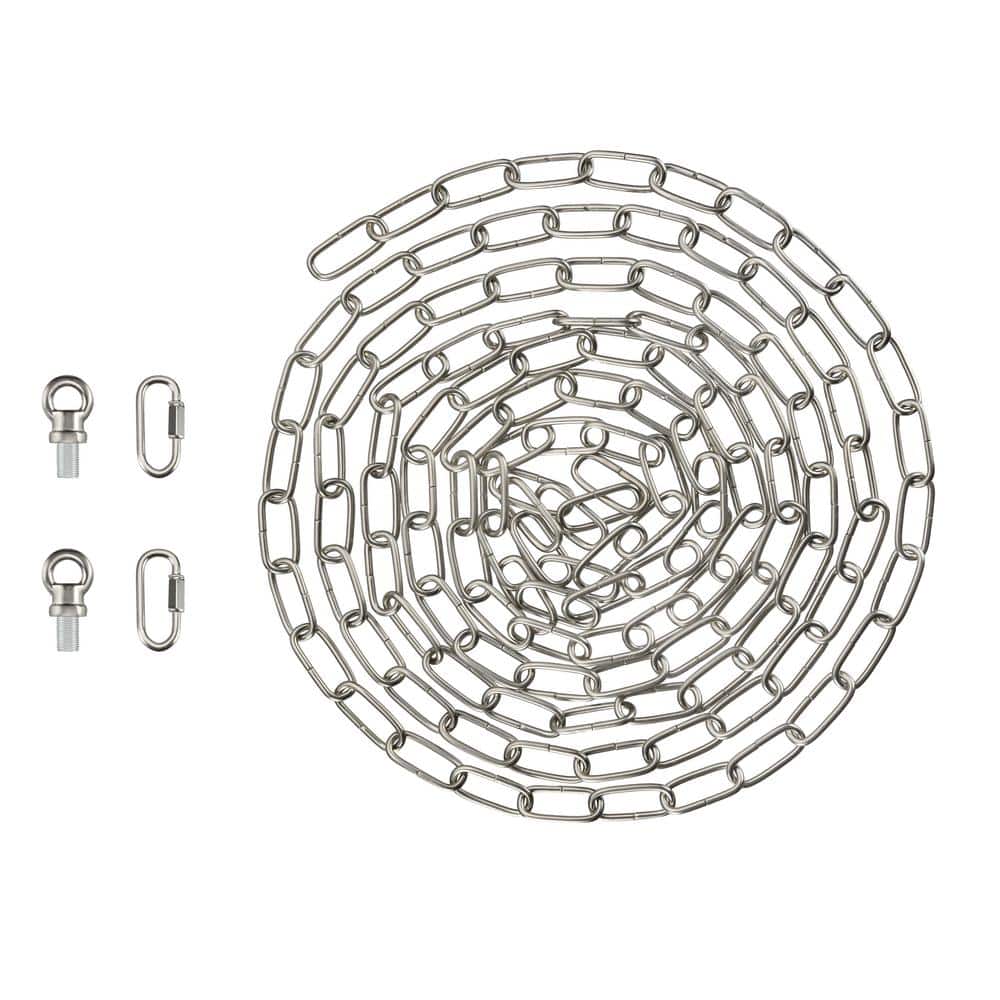 Aspen Steel 15 ft. ChainandQuick Link Connector/Hanging Maximum 50 lbs ...