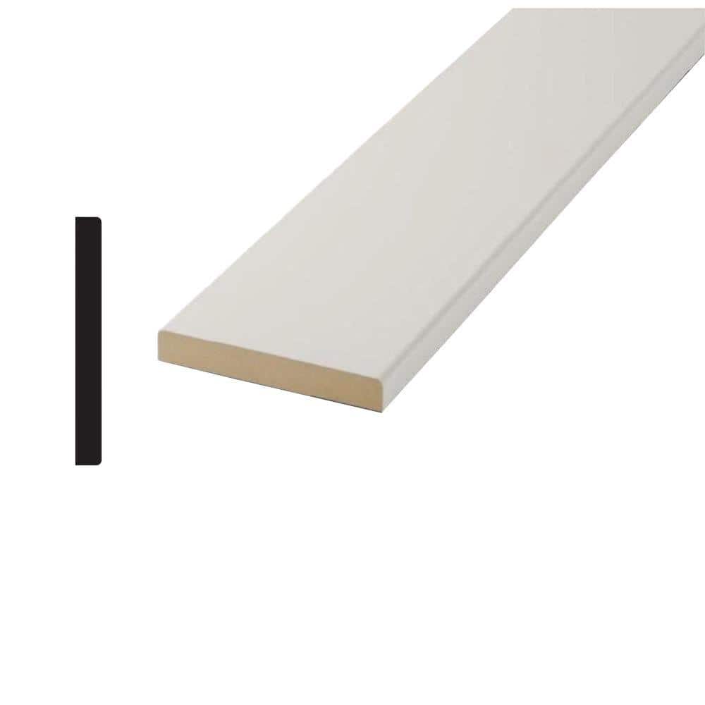 FINISHED ELEGANCE 11/16 in. x 4-5/8 in. x 96 in. Painted MDF Jamb ...