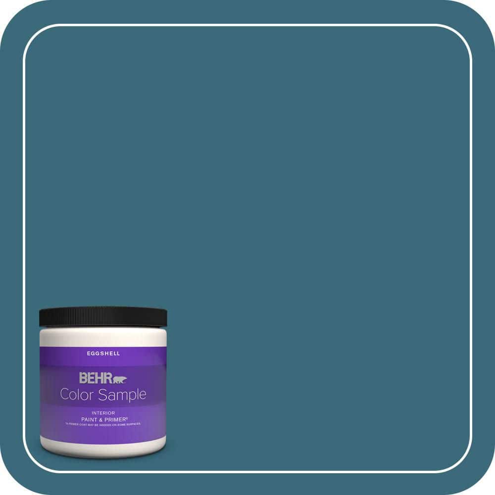 BEHR PREMIUM PLUS 8 oz. #S460-6 Mammoth Mountain Eggshell Enamel ...