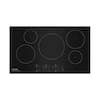 KitchenAid 36 in. Electric Induction Modular Cooktop in Black with 5 ...