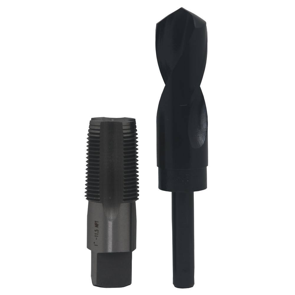 Drill America 1 In Carbon Steel NPT Pipe Tap And 1 5 32 In High Speed Drill America 1 In Carbon Steel NPT Pipe Tap And 1 5 32 In High Speed