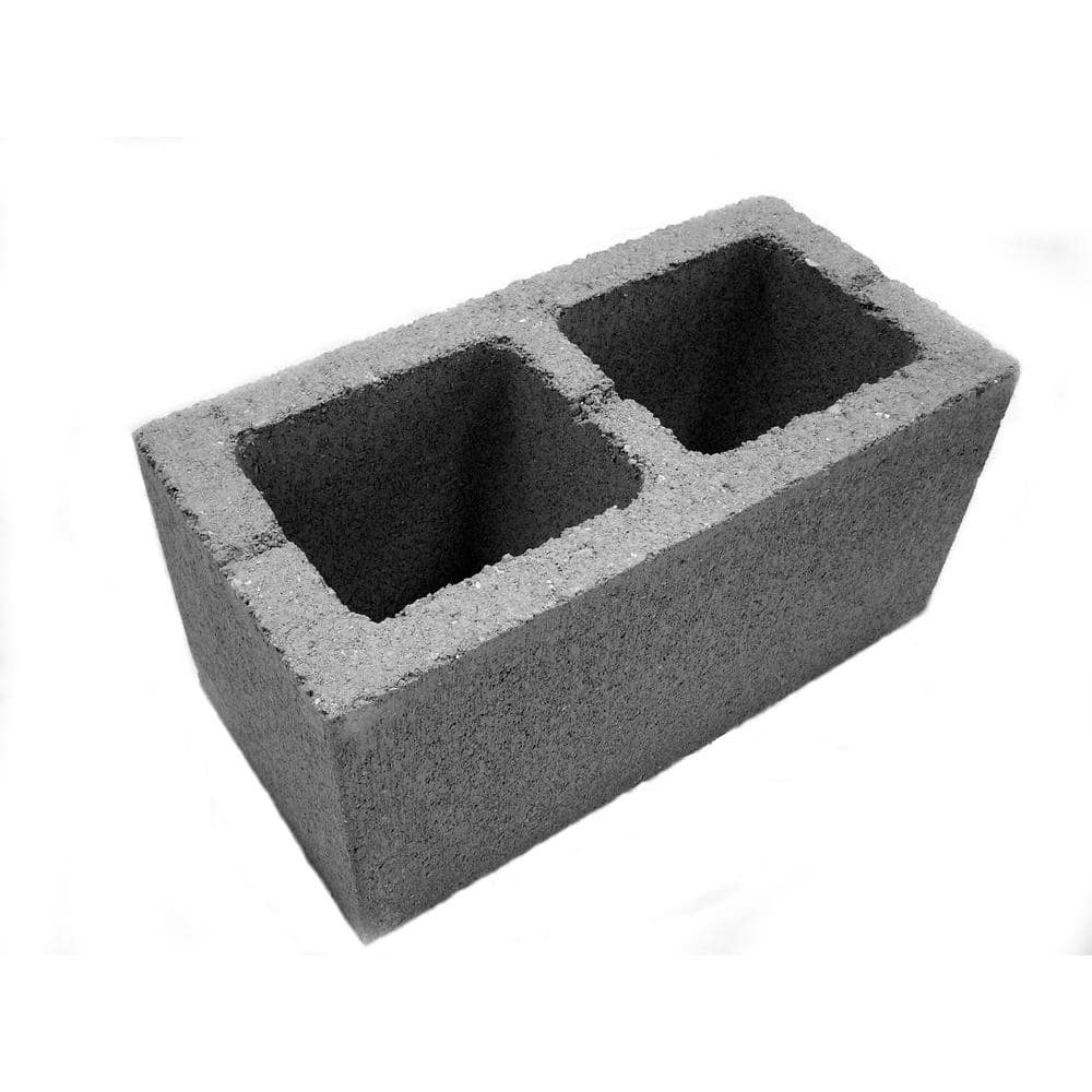 Premier Concrete 8 in. x 8 in. x 16 in. Concrete Lightweight Standard ...