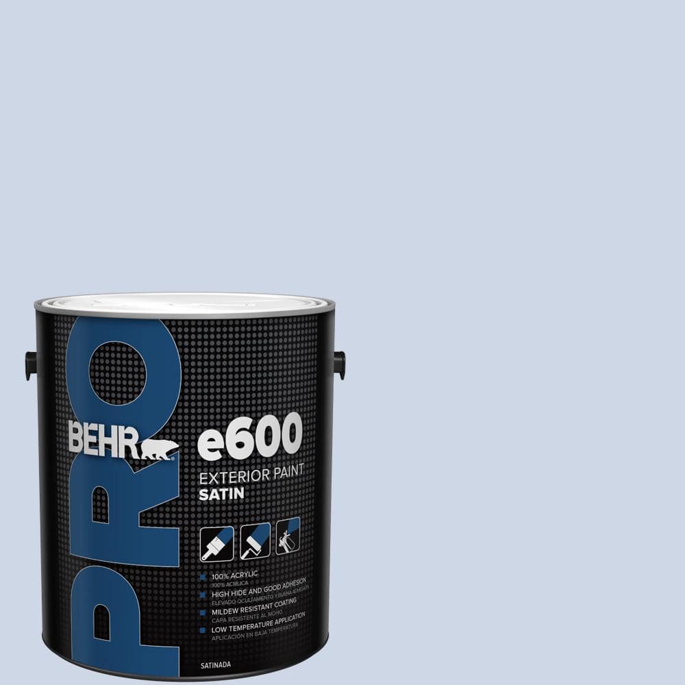 BEHR PRO 1 gal. #590A-2 Monet Lily Satin Exterior Paint PR64001 - The ...