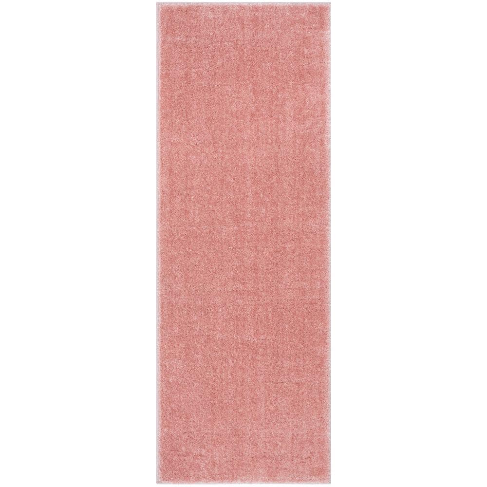 Well Woven Rainbow Chroma Glam Solid Light Pink 2 ft. 7 in. x 7 ft. 3 ...