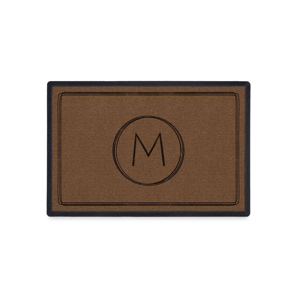 Ruggable Infinity Monogram Doormat M R005M-02x03 - The Home Depot