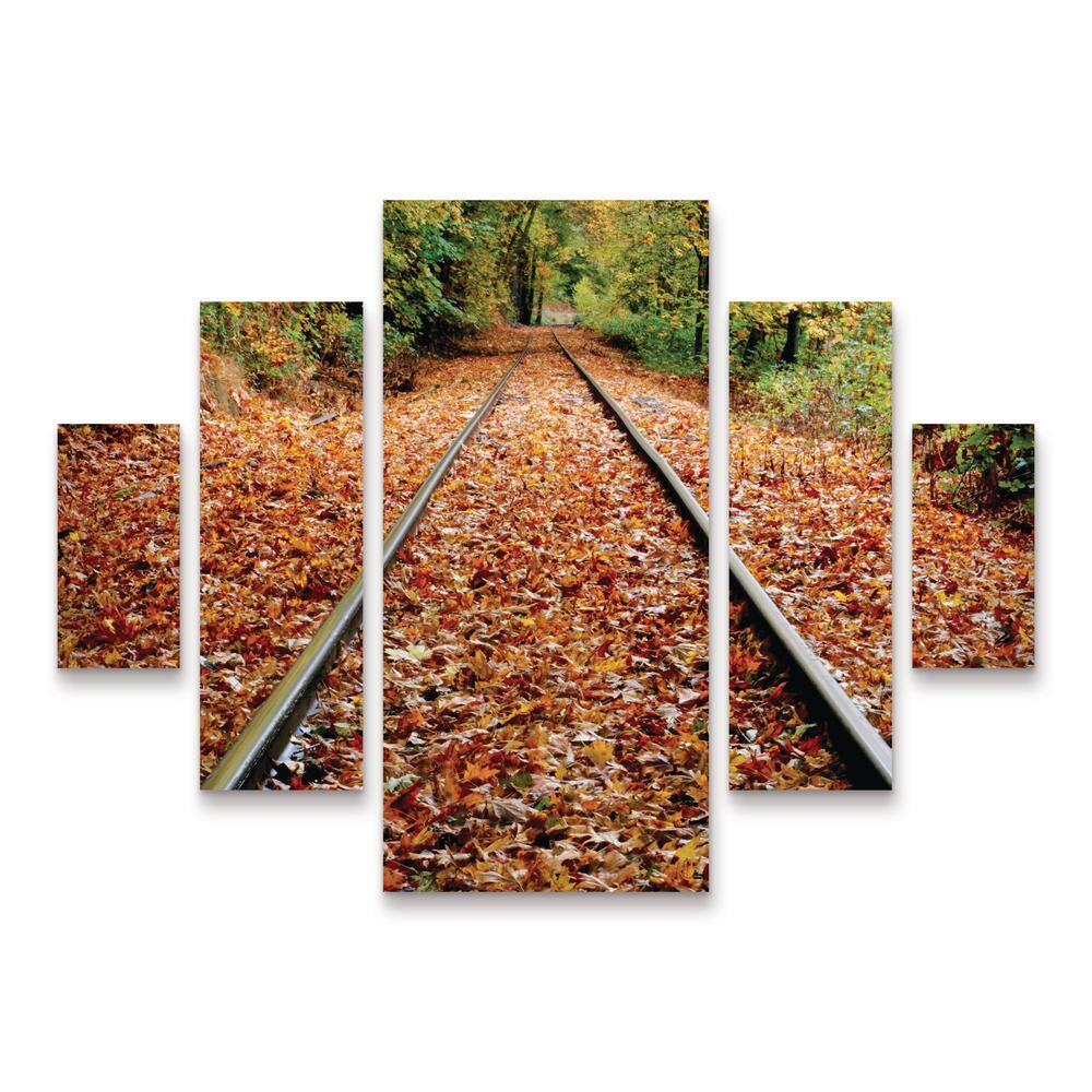 Trademark Fine Art Susan Vizvary Photography Looking Down the Tracks 5 ...