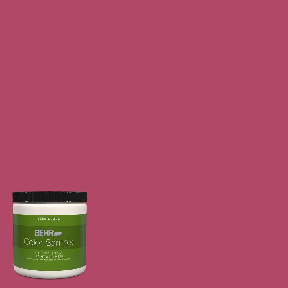 BEHR PREMIUM PLUS 8 oz. #HDC-SM16-04 Bing Cherry Pie Semi-Gloss ...