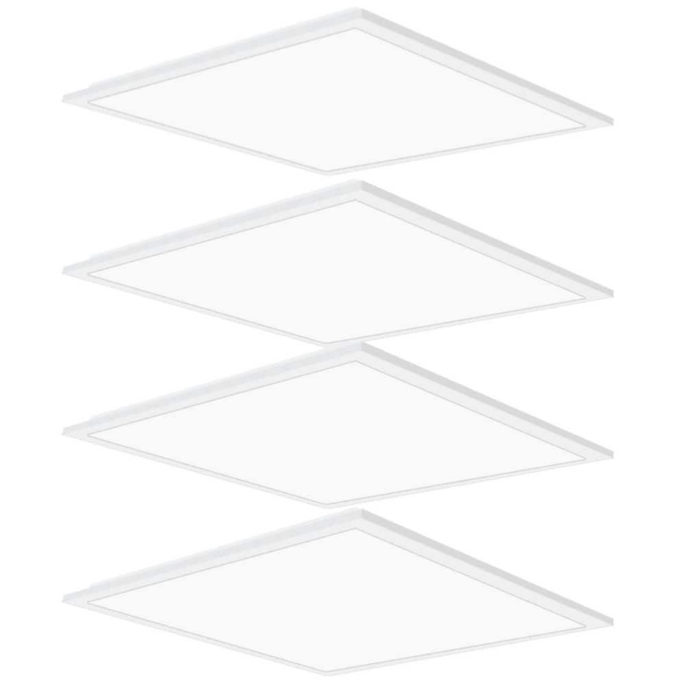 KOAOEIRS 2 ft. x 2 ft. 5800 Lumens Integrated LED Panel Light, 5000K ...