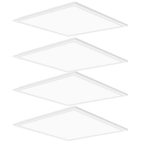 JONATHAN Y 2 ft. x 2 ft. Skylight 40-Watt 4400 Lumens Dimmable ...