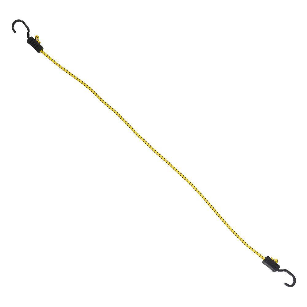 Keeper 40 in. Yellow ZipCord Bungee Cord with Hooks 06386 - The Home Depot