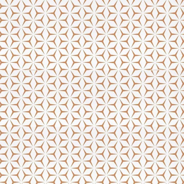 Orange Boho Geometric Contact Paper Peel and Stick Removable Wallpaper ...