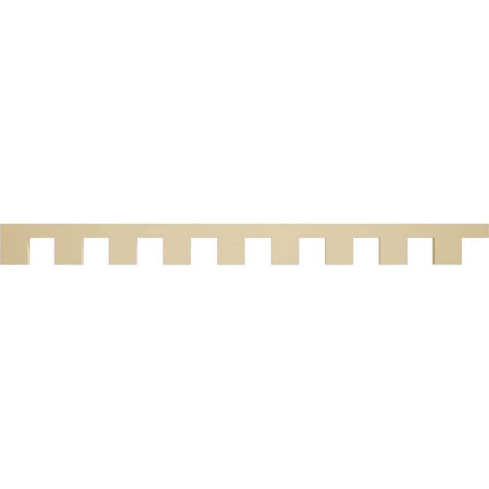 Ekena Millwork 1 in. D x 4 in. W x 48 in. L Primed Polyurethane Panel ...
