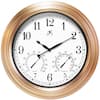 Infinity Instruments Copper Outdoor Wall Clock 14535CP-1679 - The Home ...