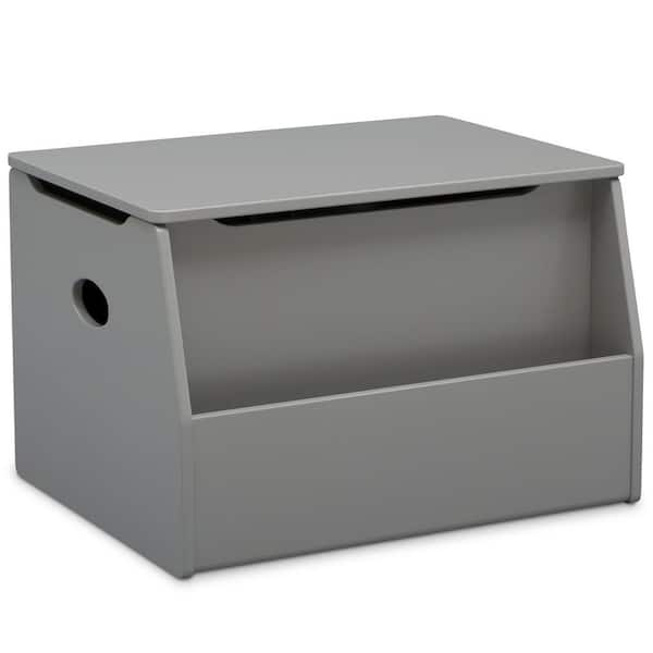 Delta Children Nolan Grey Toy Box-W101451-026 - The Home Depot