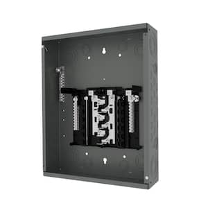 Square D Homeline 125 Amp 12-Space 12-Circuit Indoor Main Lugs Load ...