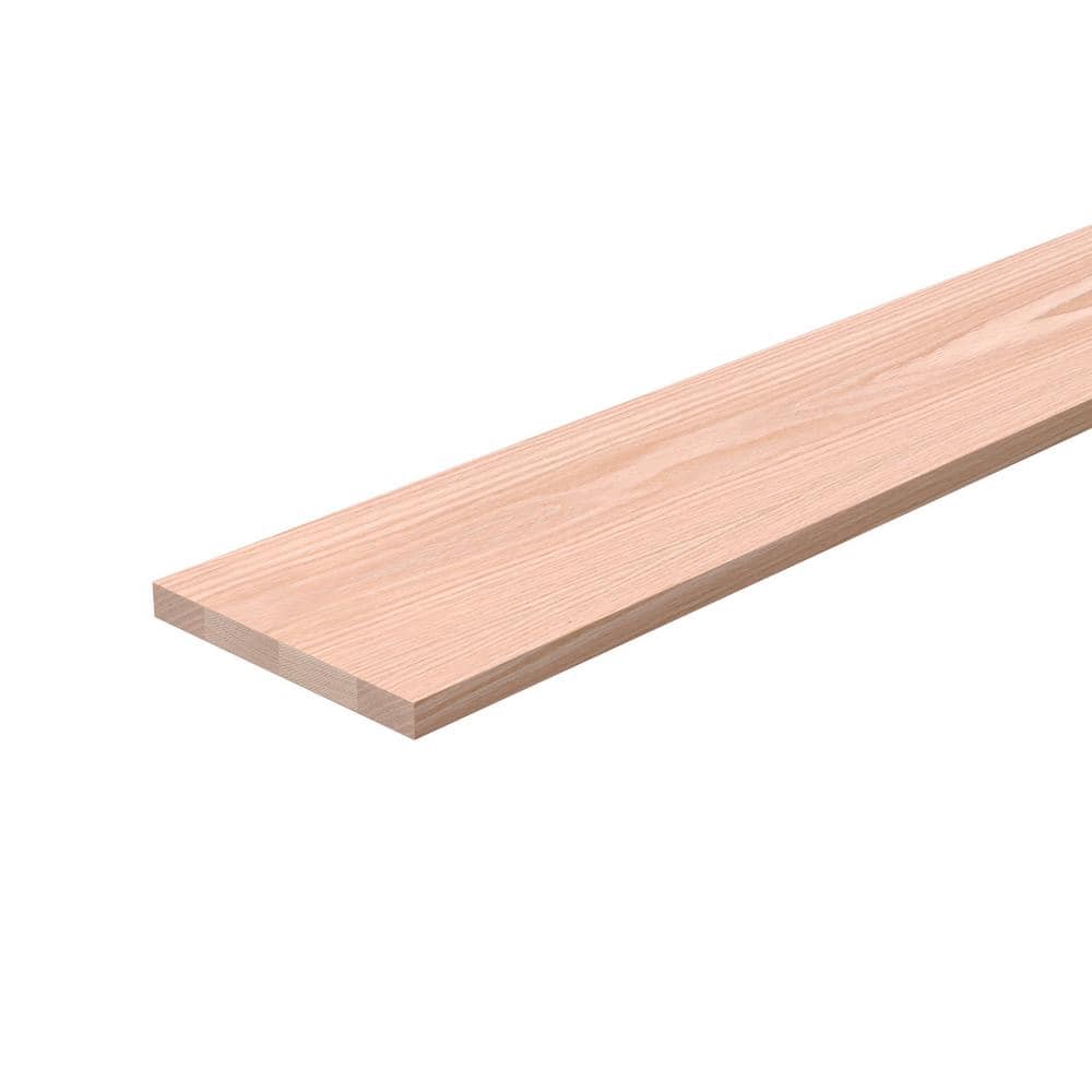 EVERMARK Stair Parts 48 in. x 7-1/4 in. x 3/4 in. Unfinished Red Oak ...