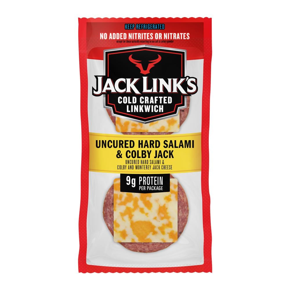 Jack Link's CC Hard Salami and Colby Jack, 1.5 oz., Meat and Cheese ...