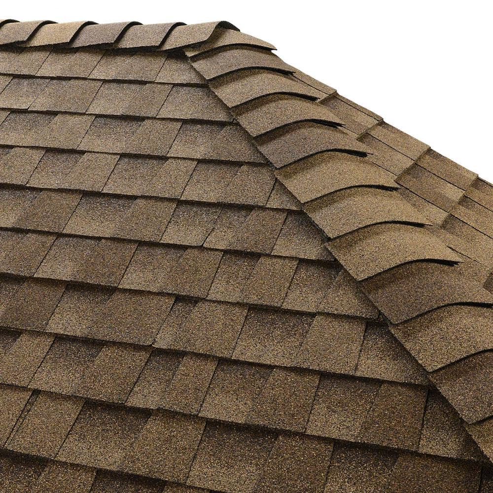 GAF Z Ridge Shakewood Distinctive Hip and Ridge Cap Roofing Shingles ...